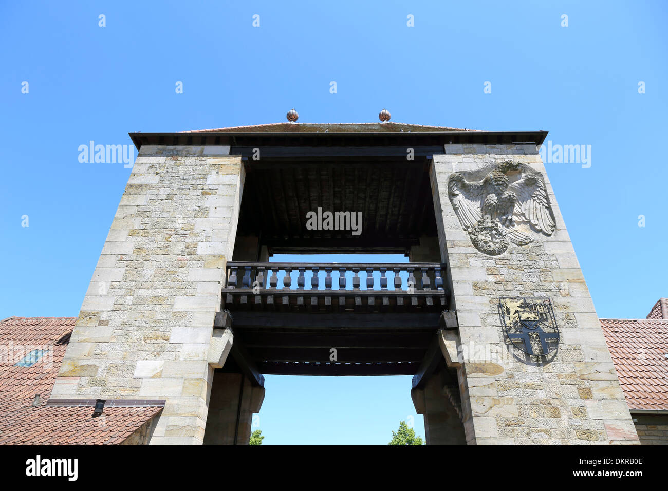 Deutsches Weintor Schweigen Rechtenbach German Wine Gate Stock Photo ...