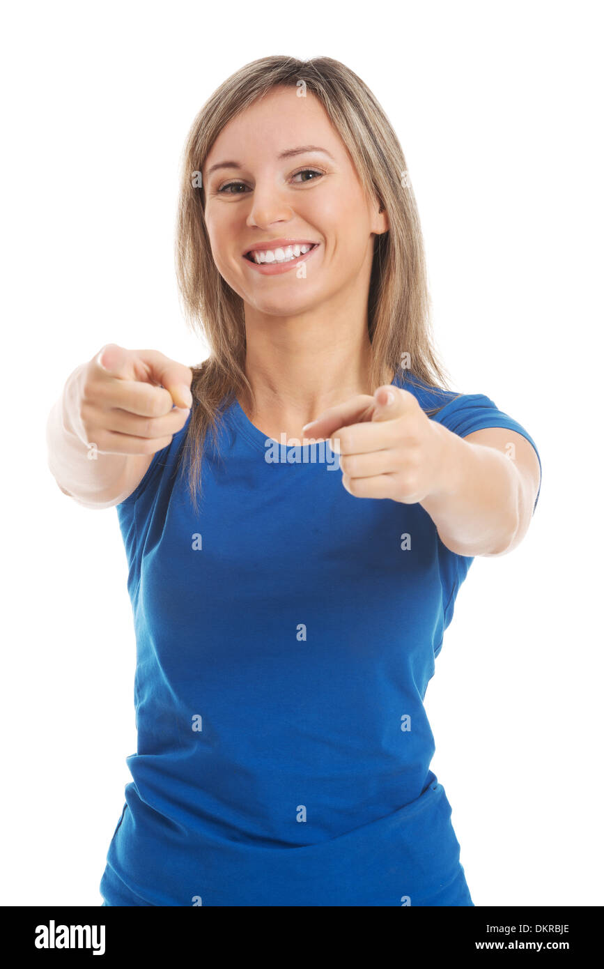 Woman accusing hi-res stock photography and images - Alamy