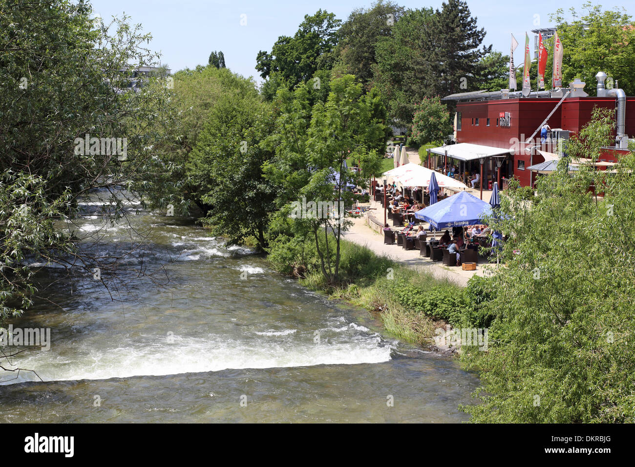 Freiburg im Breisgau River dreisam Stock Photo - Alamy
