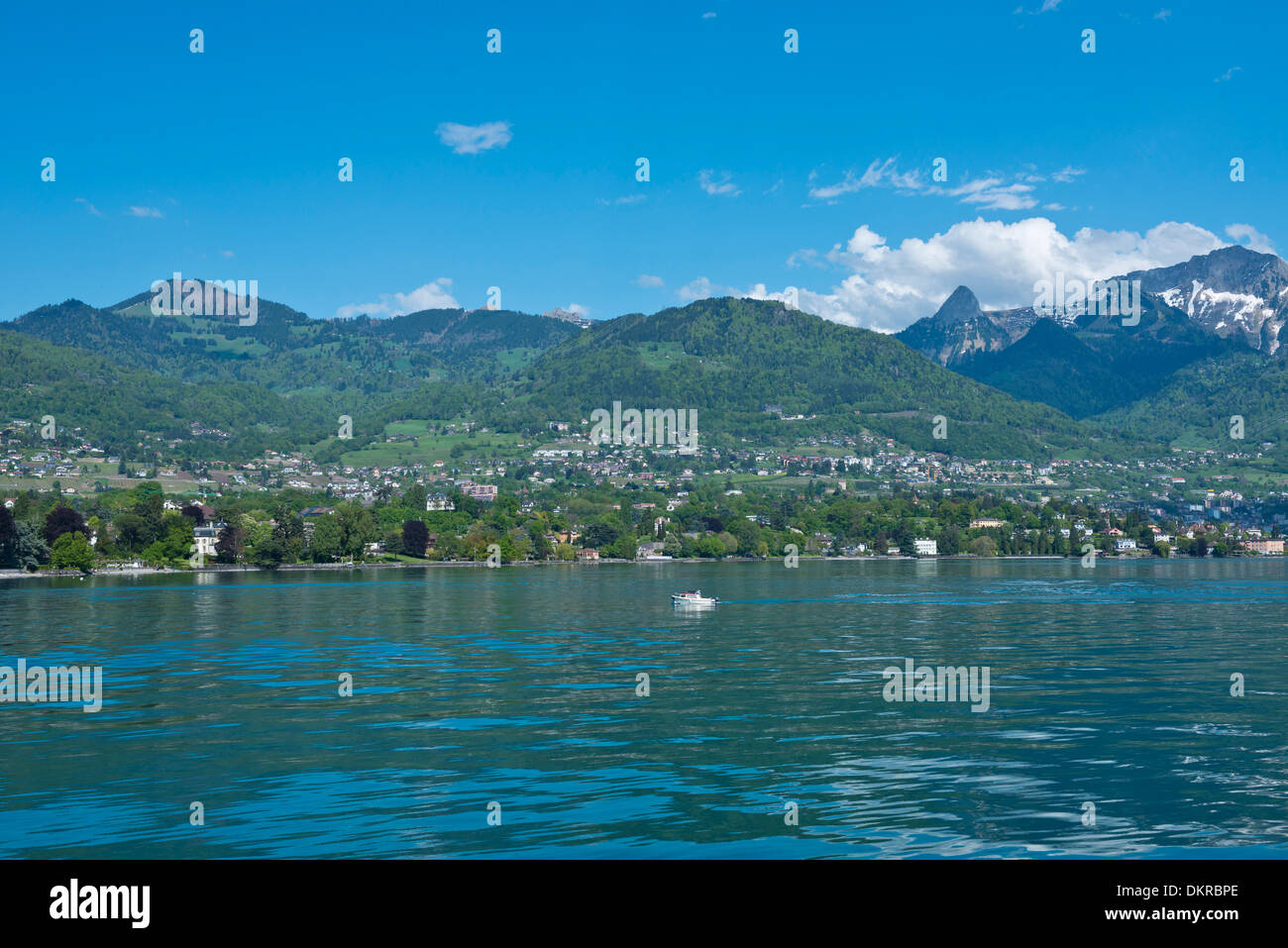 Switzerland, Europe, Lac Léman, Lake Geneva, Leman, lake, scenery ...