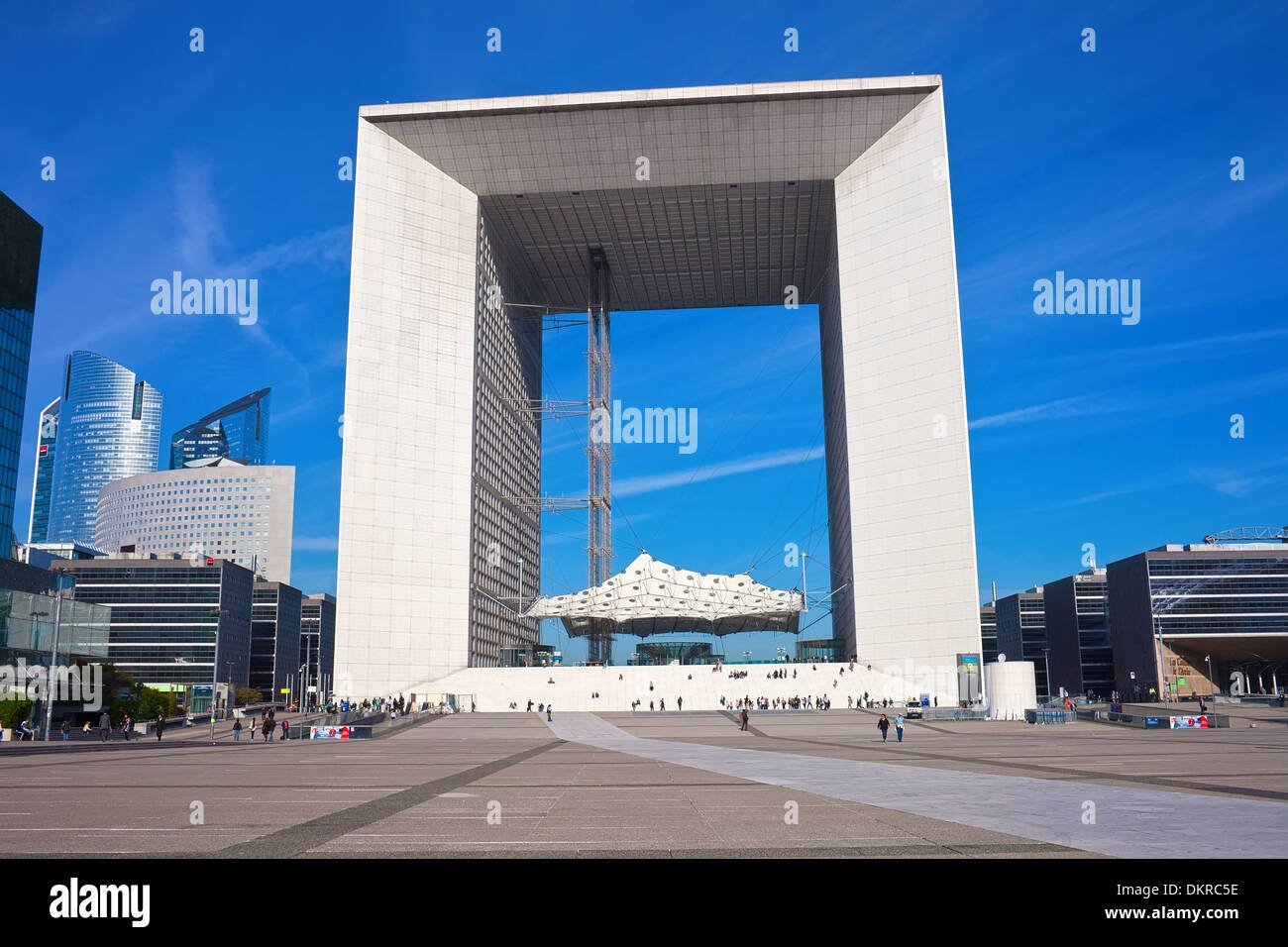 Grande arche paris construction hi-res stock photography and images - Alamy