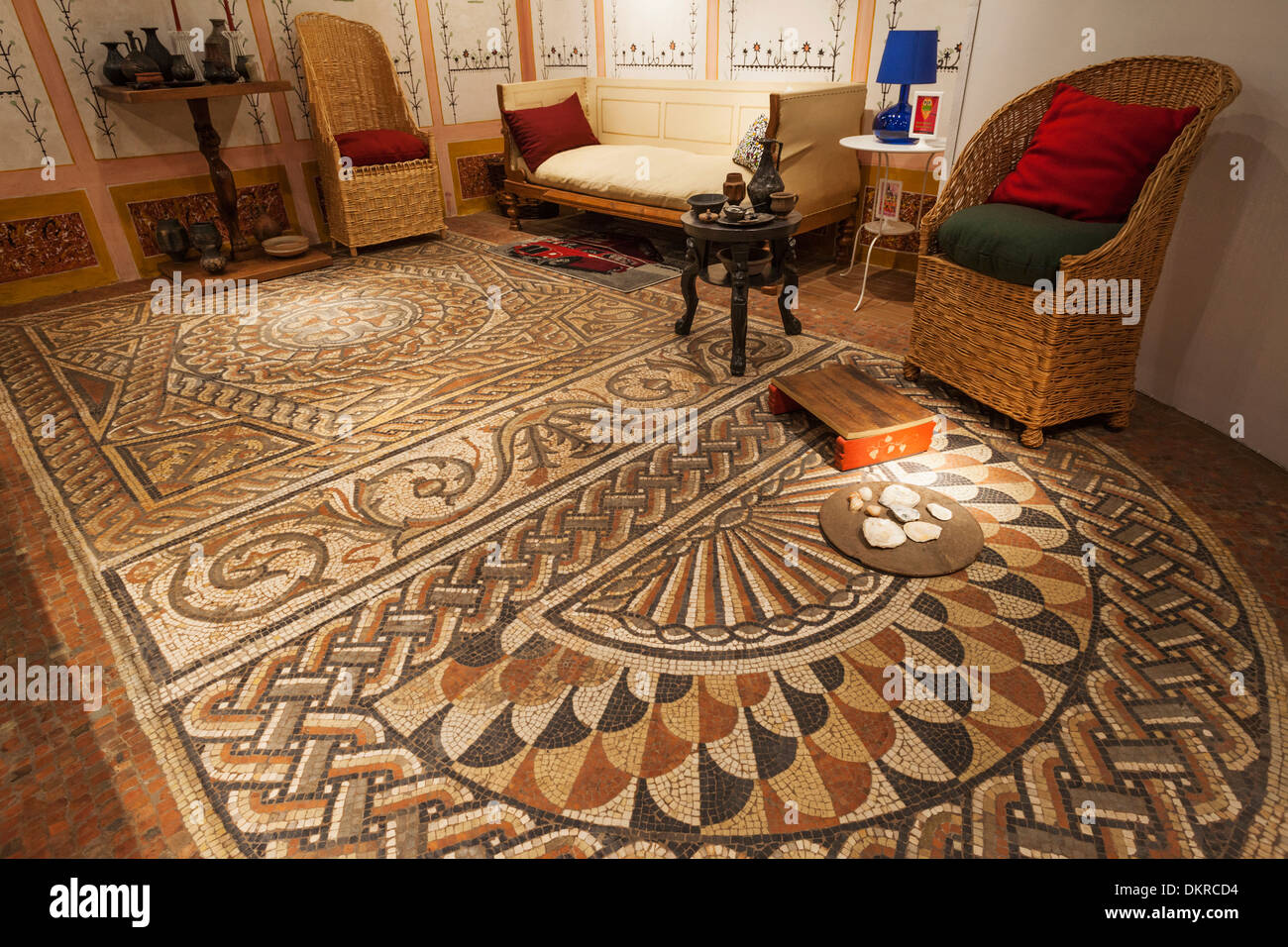 England, London, The City, Museum of London, Reconstruction of a Roman ...