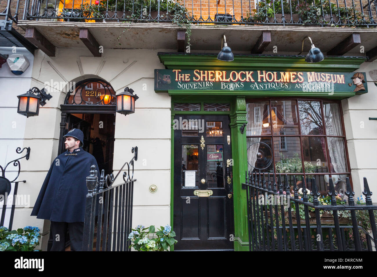 England, London, 221B Baker Street, Sherlock Holmes Museum Stock Photo ...