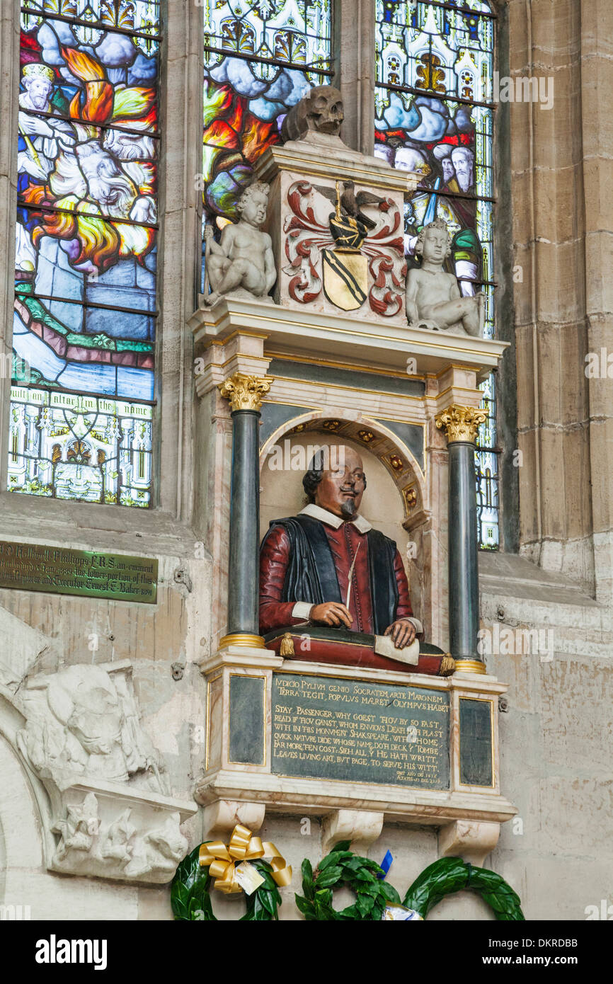 England, Warwickshire, Stratford-upon-Avon, Holy Trinity Church ...