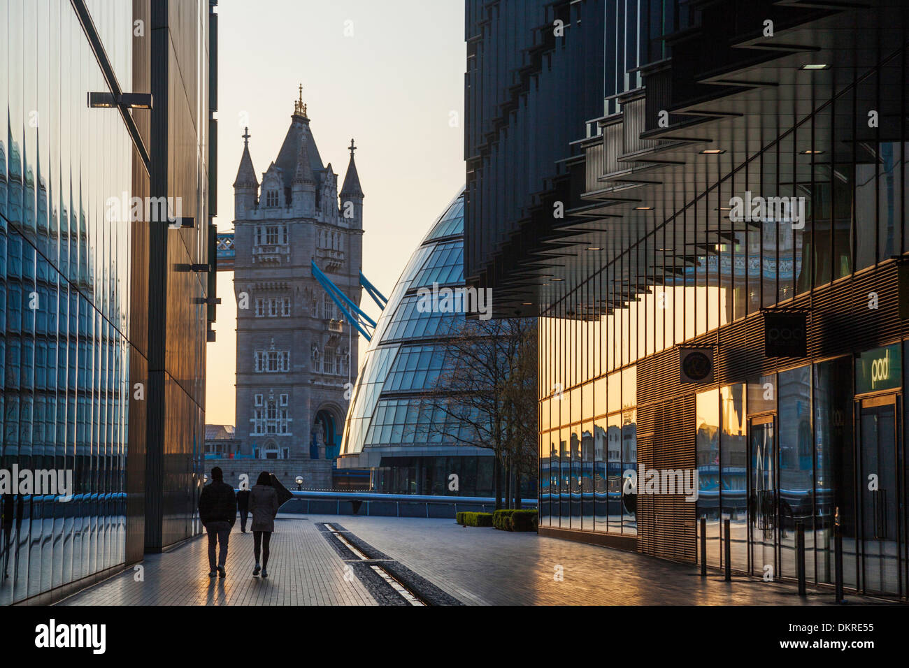 England, London, Southwark, More London Piazza, More London Riverside ...