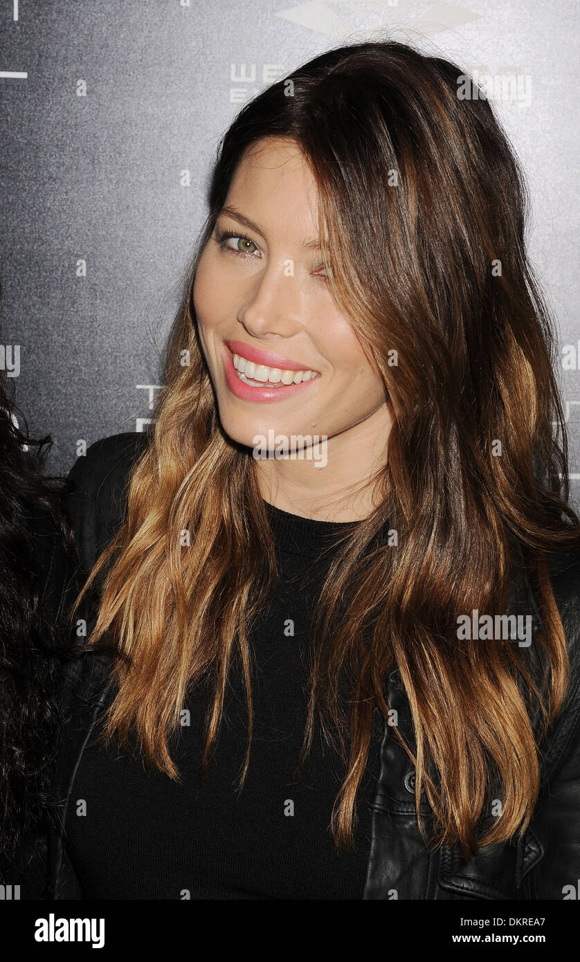 JESSICA BIEL US film actress in December 2013. Photo Jeffrey Mayer ...