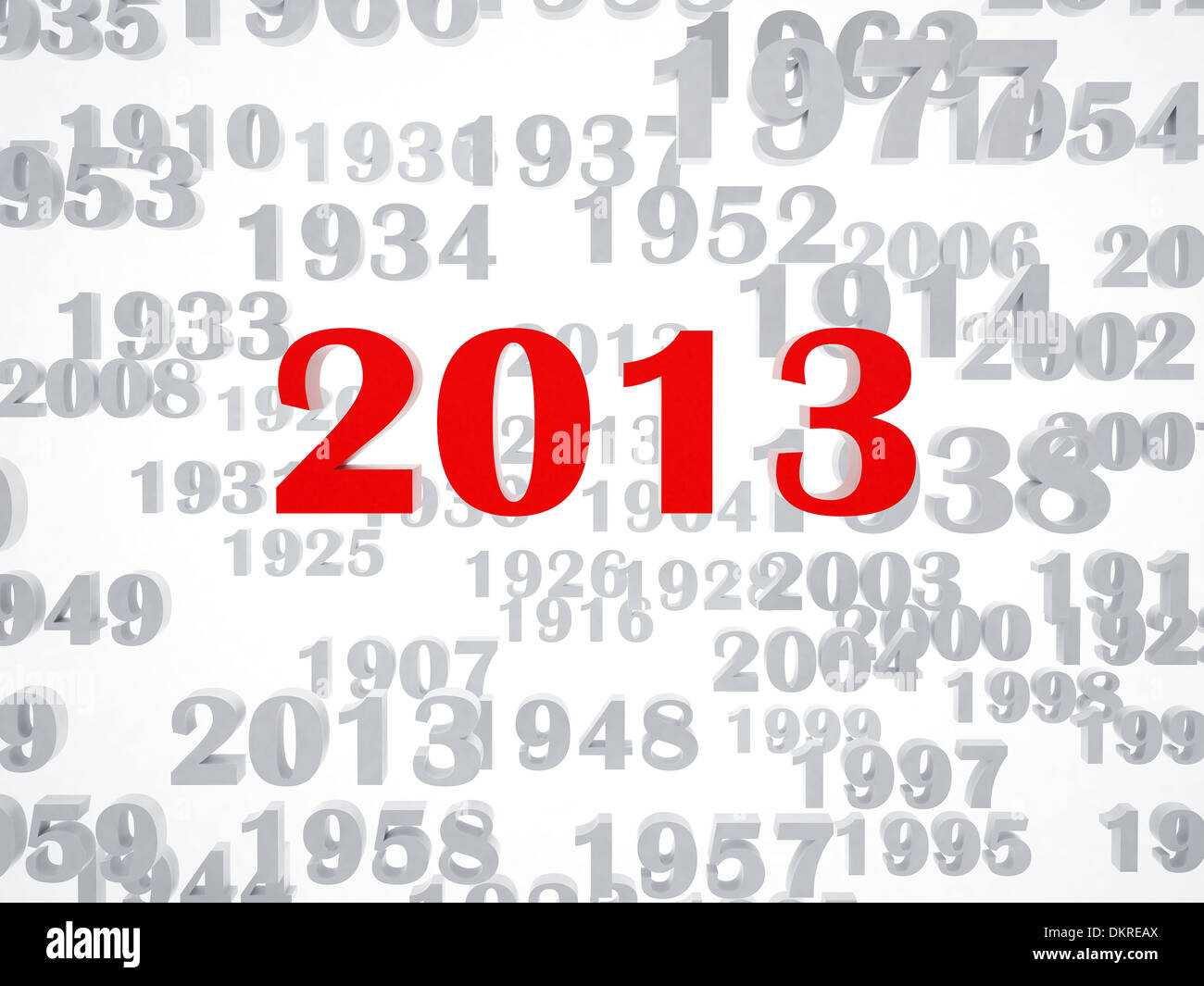 New 2013 year. High resolution image. 3d rendered illustration Stock ...