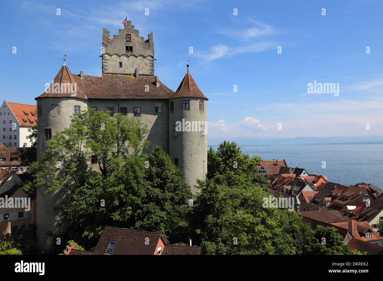 Meersburg Bodensee Die Meersburg Lake Constance Meersburg Castle Stock ...