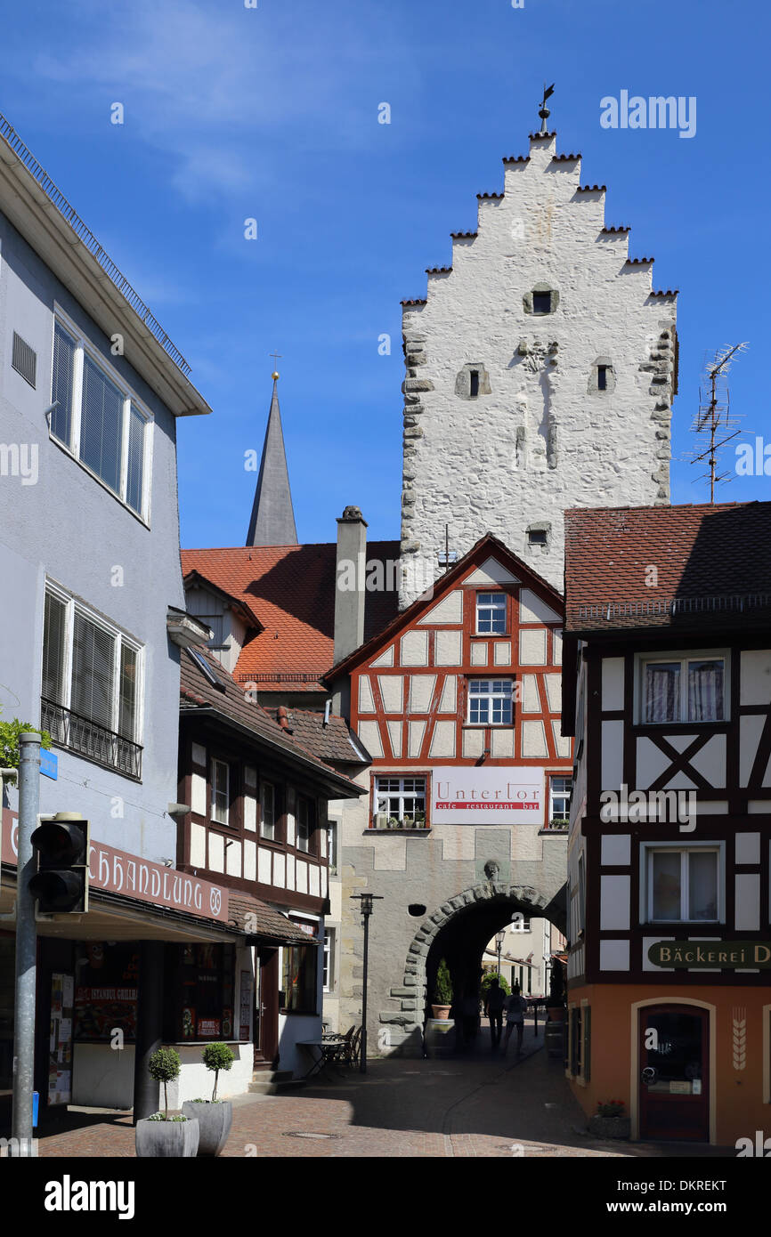 Markdorf stadtansicht stadtblick baden wurttemberg hi-res stock ...