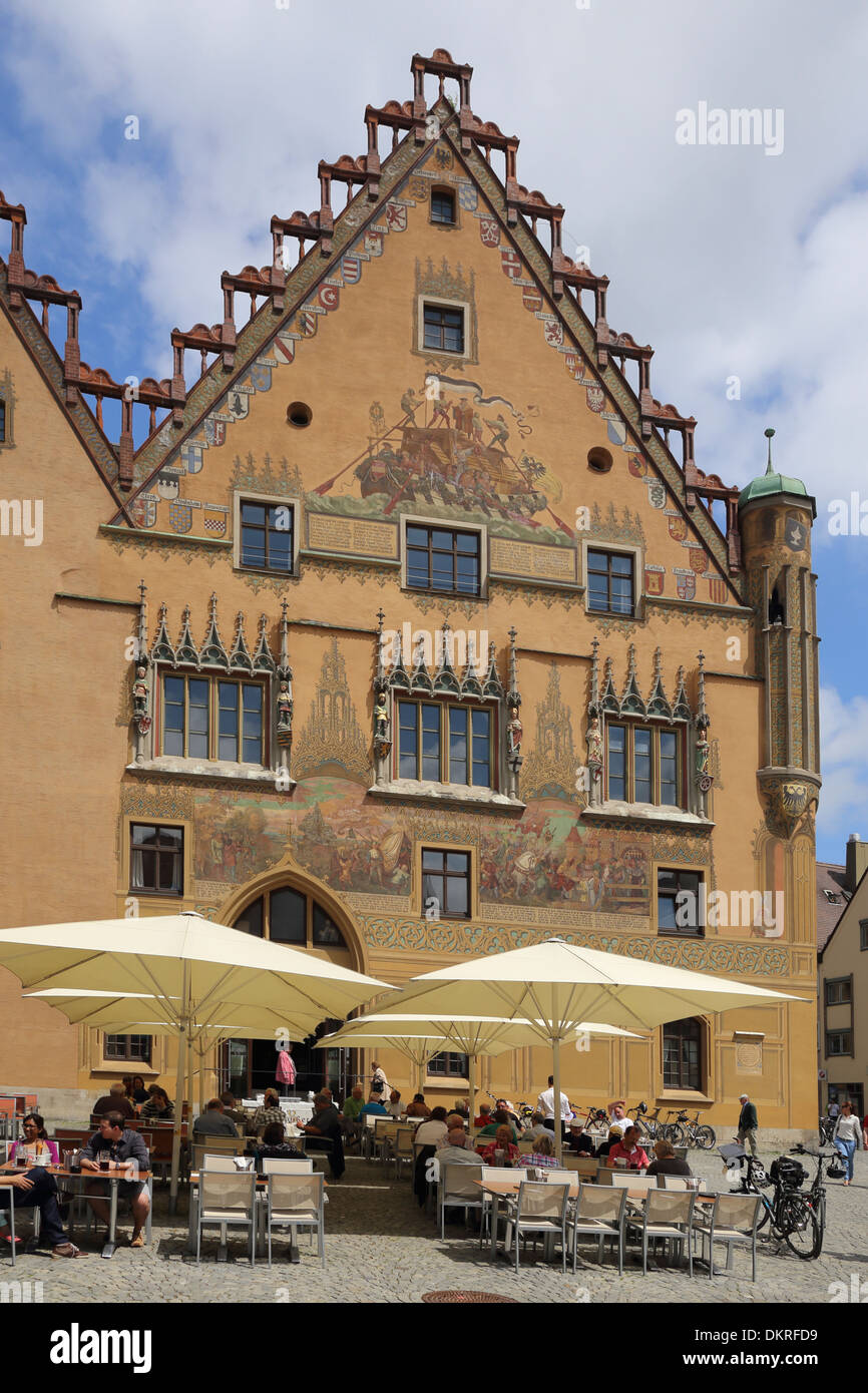 Ulm Rathaus Marktplatz Stock Photo - Alamy