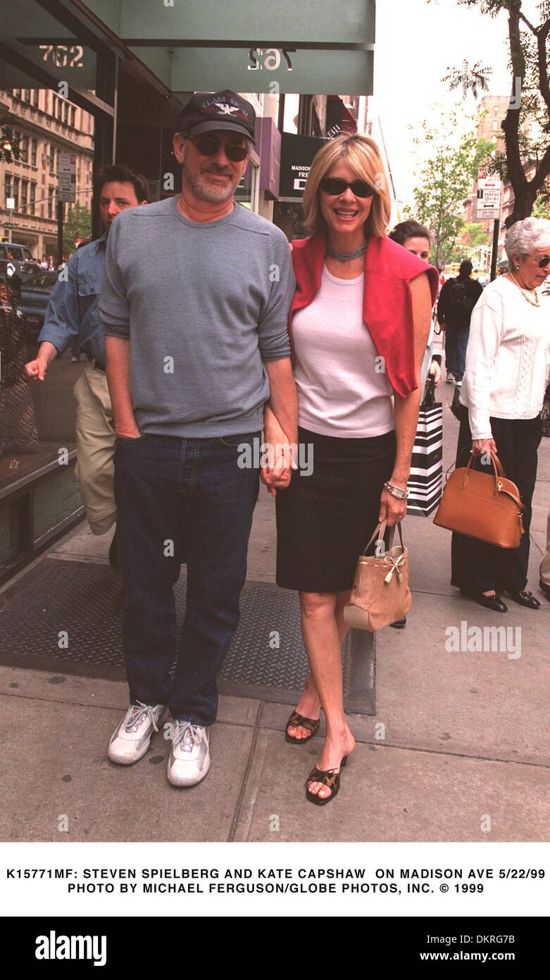 May 22, 1999 - K15771MF 05/22/99.STEVEN SPIELBERG AND KATE CAPSHAW.ON ...