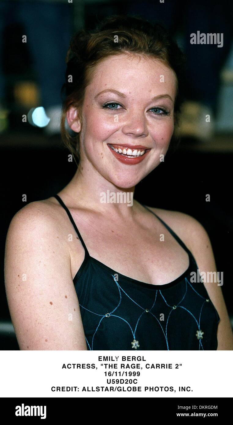 EMILY BERGL.ACTRESS, ''THE RAGE, CARRIE 2''.16/11/1999.U59D20C Stock ...