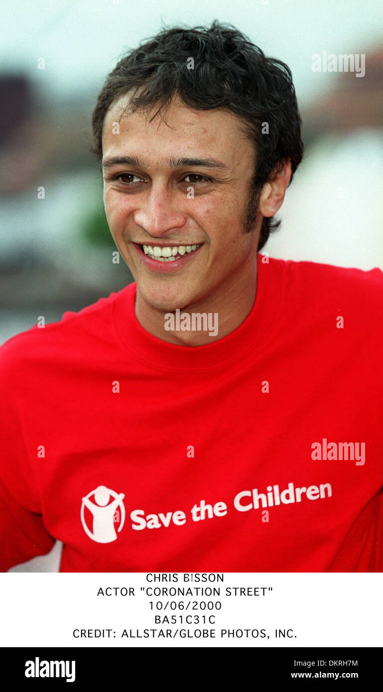 Coronation street actor chris bisson hi-res stock photography and ...