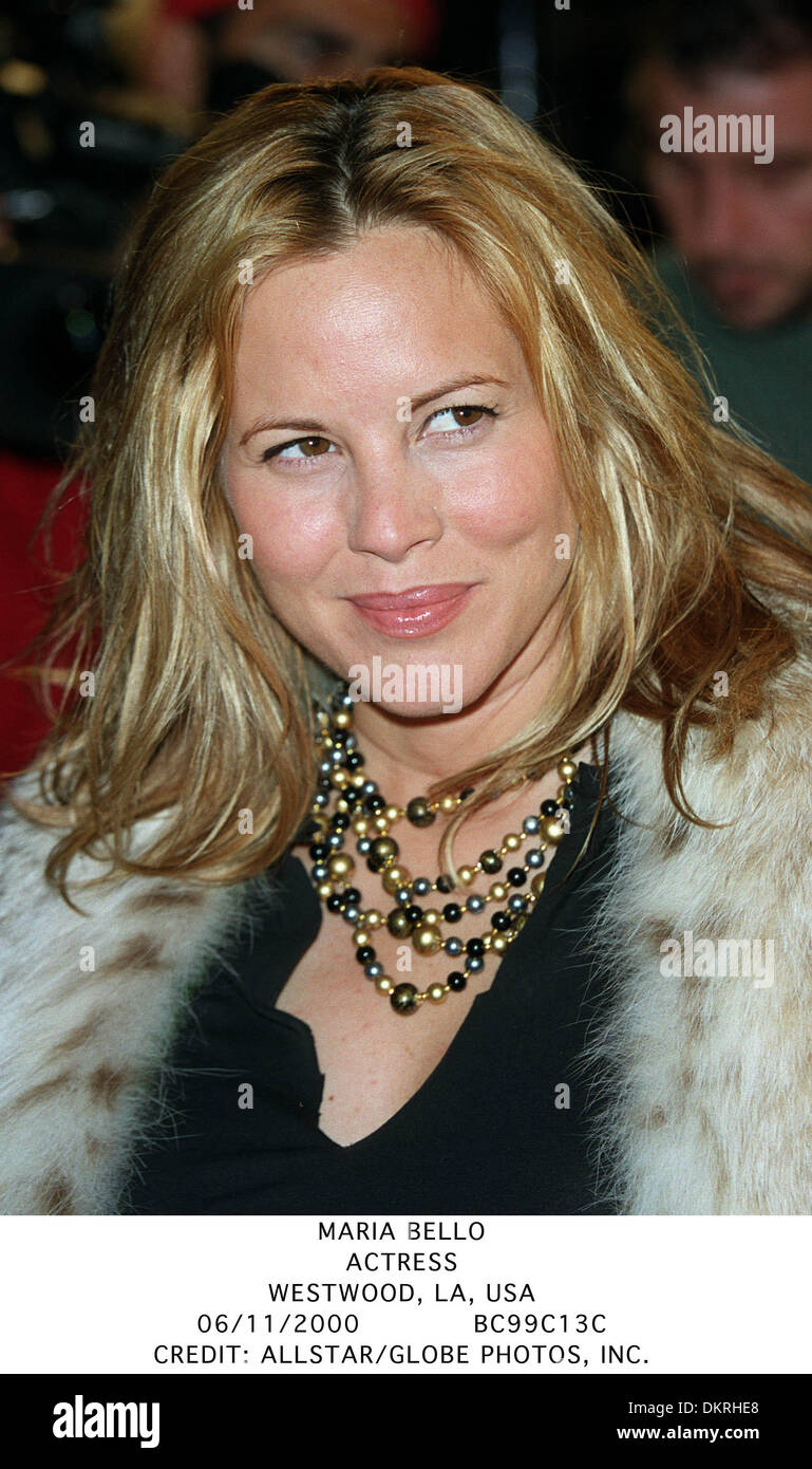 Maria bello actress hi-res stock photography and images - Alamy
