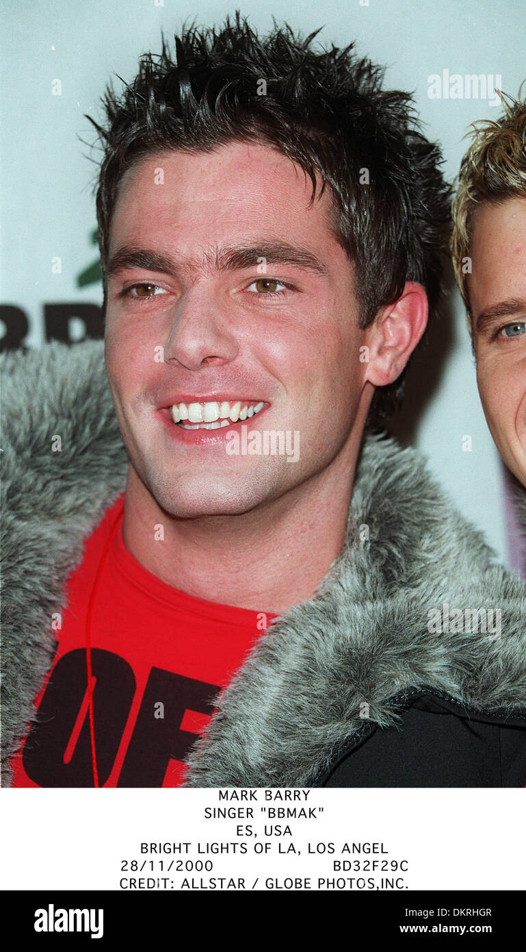 Nov. 28, 2000 - BRIGHT LIGHTS OF LA, LOS ANGEL - MARK BARRY.SINGER ...