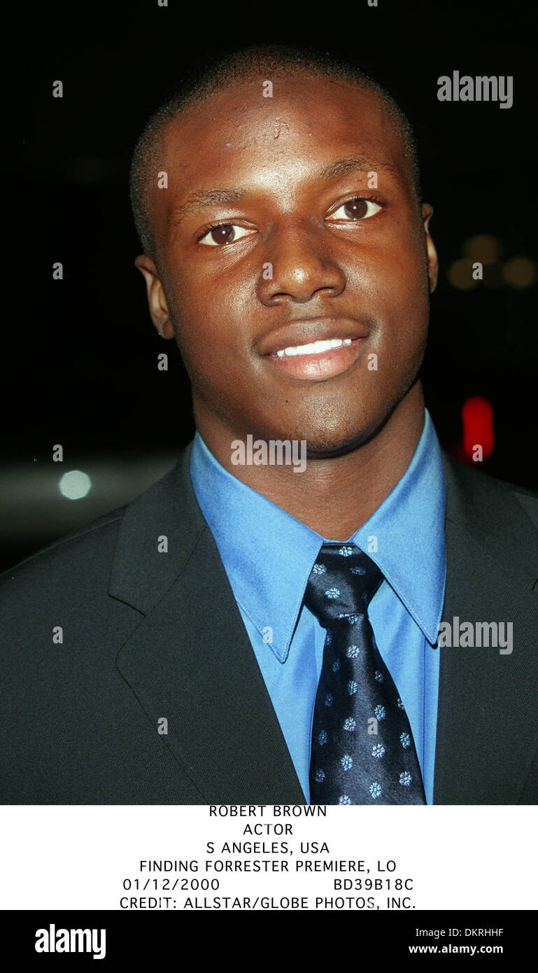 Dec. 1, 2000 - FINDING FORRESTER PREMIERE, LO - ROBERT BROWN.ACTOR.S ANGELES, USA.FINDING ...