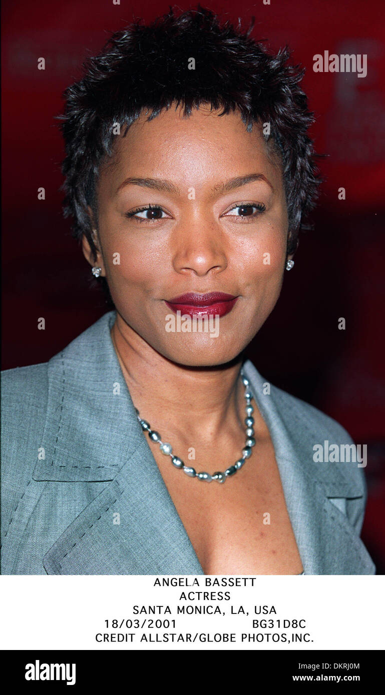 ANGELA BASSETT.ACTRESS.SANTA MONICA, LA, USA.18/03/2001.BG31D8C Stock ...