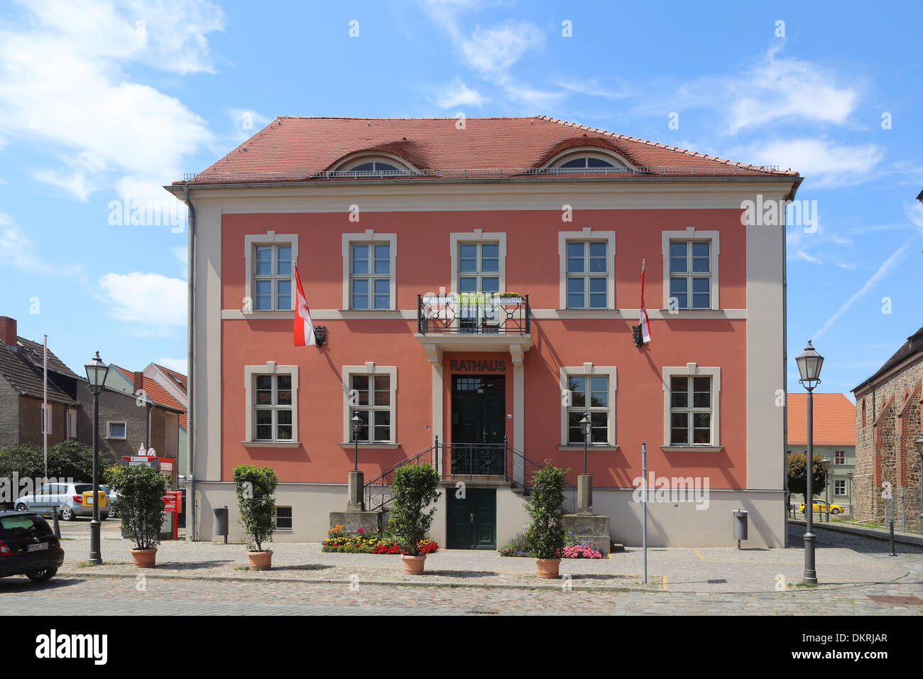 Belitz Rathaus town hall Stock Photo - Alamy