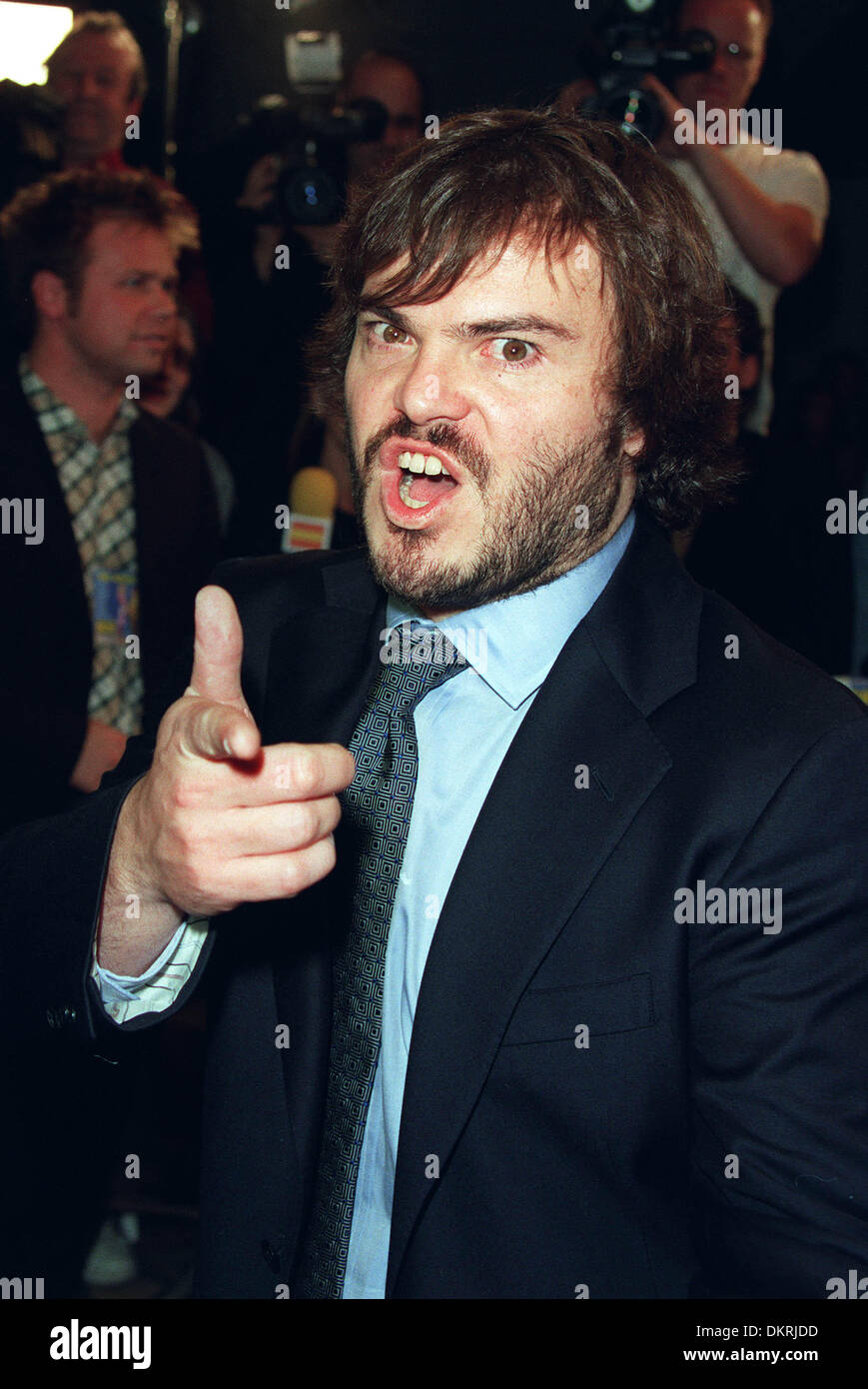 JACK BLACK.ACTOR LA, USA.01/11/2001.BM90B25C. 2001 Stock Photo - Alamy