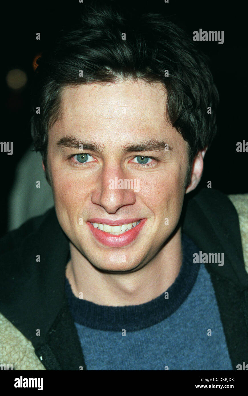 ZACH BRAFF.ACTOR.LOS ANGELES, USA.03/12/2001.BN35F14 Stock Photo - Alamy