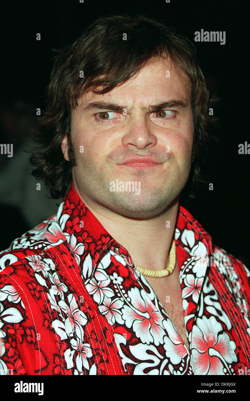 JACK BLACK.ACTOR.PARAMOUNT STUDIOS, LA, USA.07/01/2002.BP30D23C Stock ...