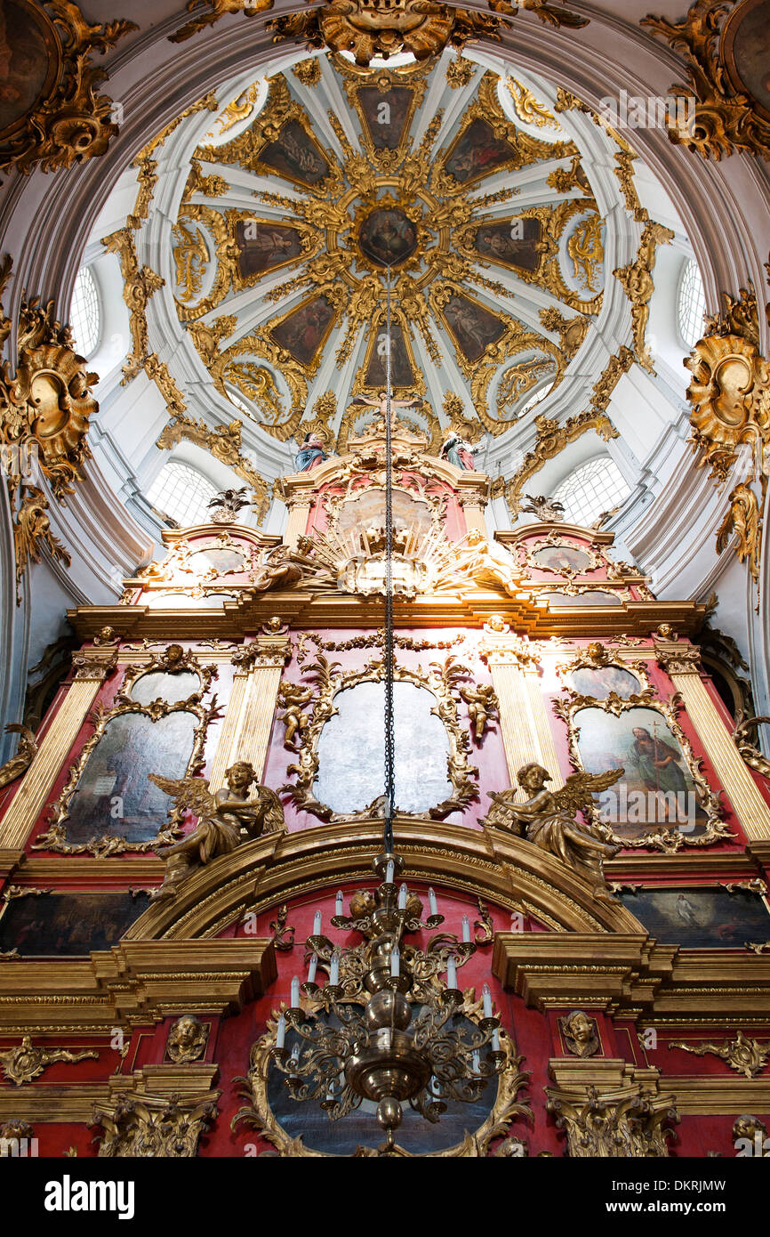 Interior of St Andrew's Church in Kiev, the capital of Ukraine Stock ...