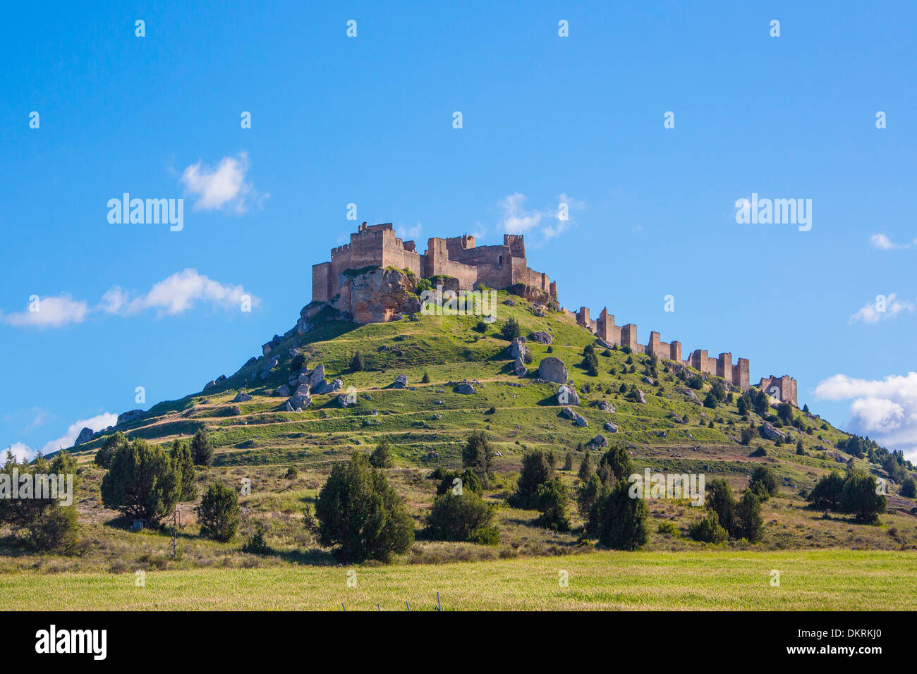 Castilla Castile Gormaz afternoon architecture castle fortress history ...