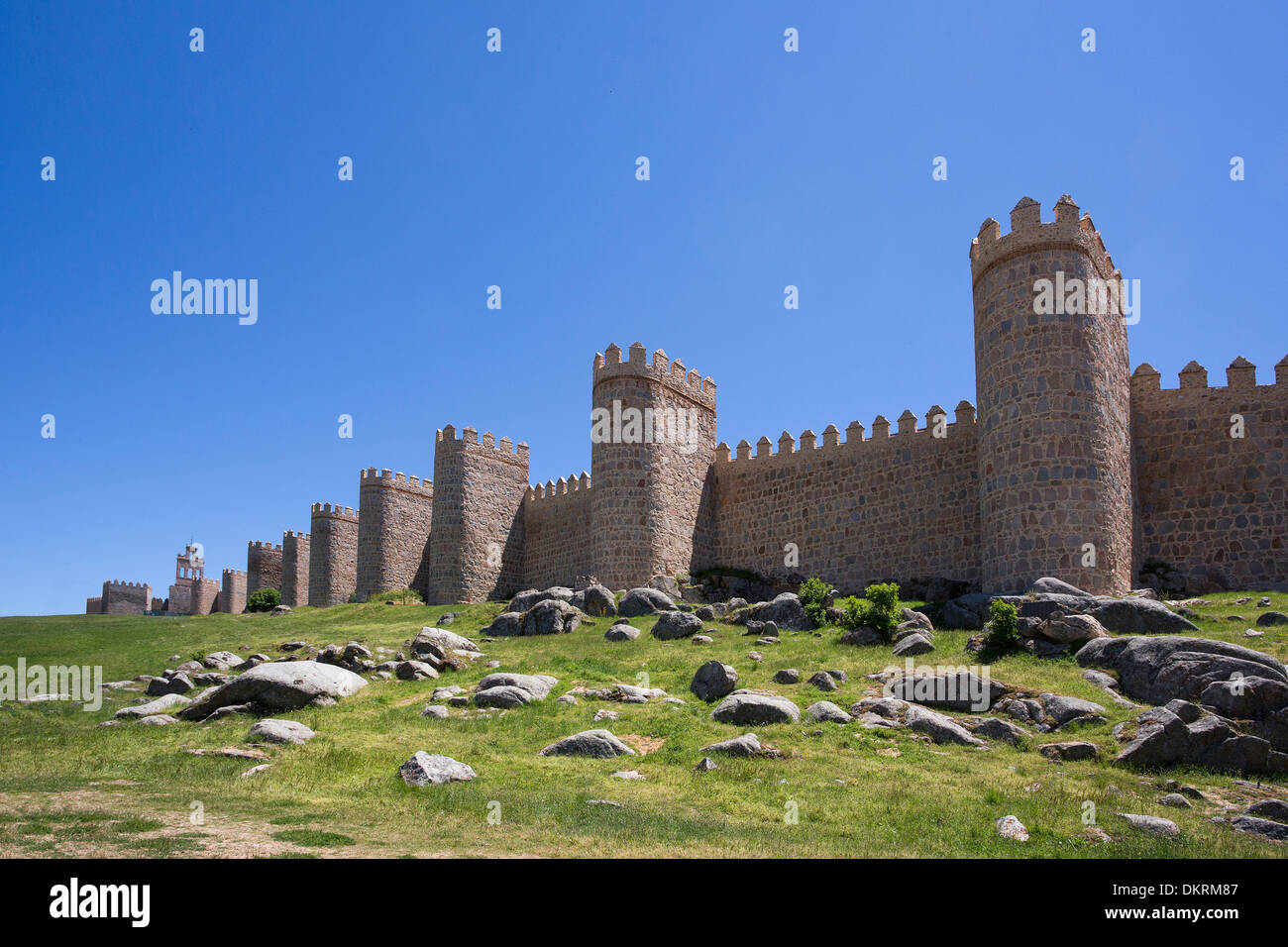 Avila City world heritage Castilla Castile architecture Avila colourful ...