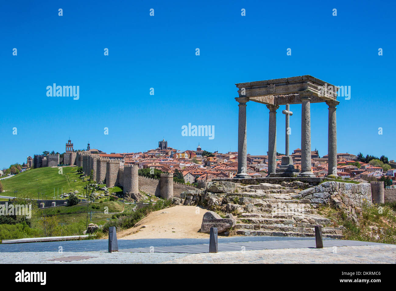 Avila City world heritage Castilla Castile architecture Avila colourful ...