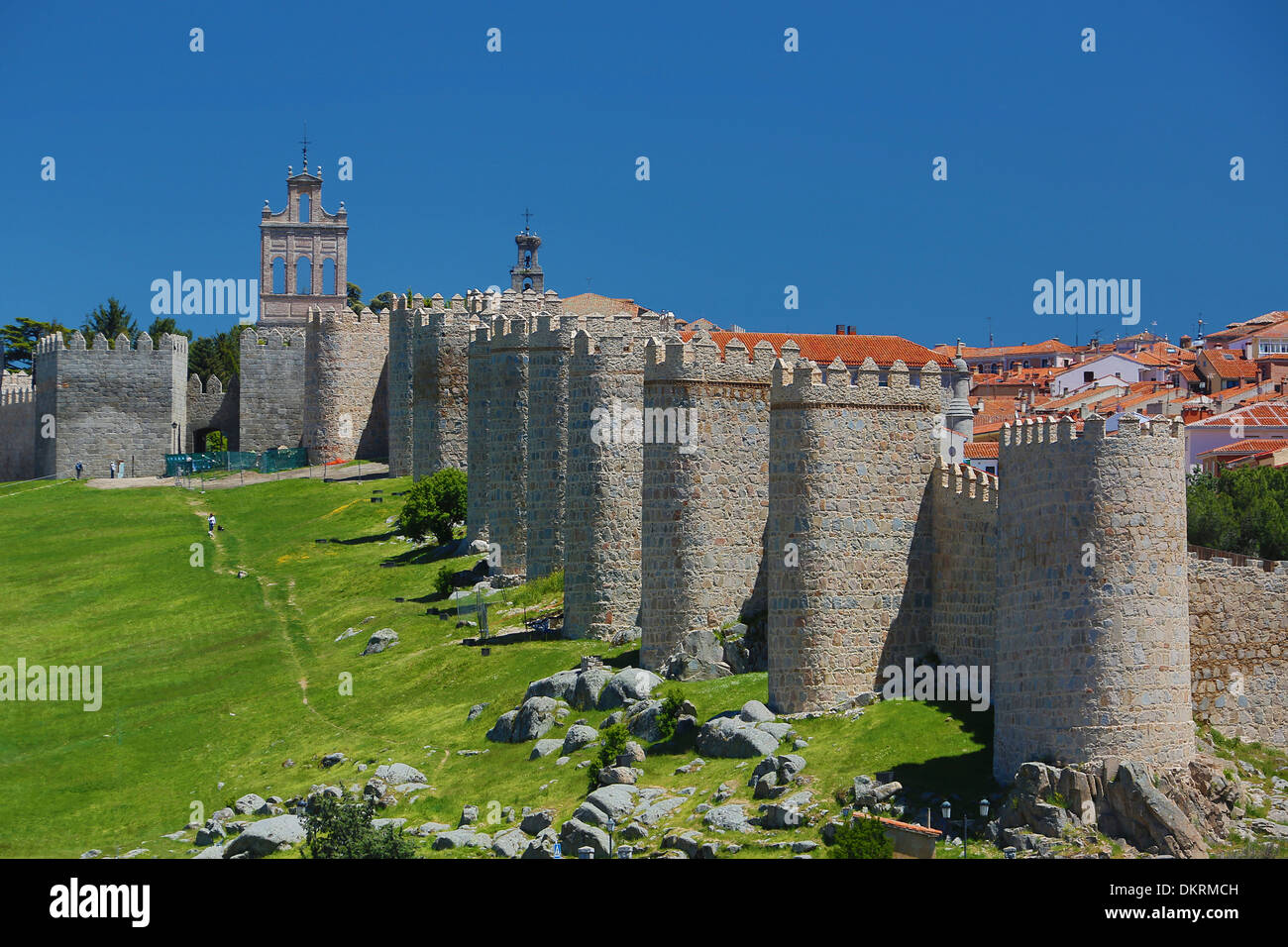 Avila City world heritage Castilla Castile architecture Avila colourful ...
