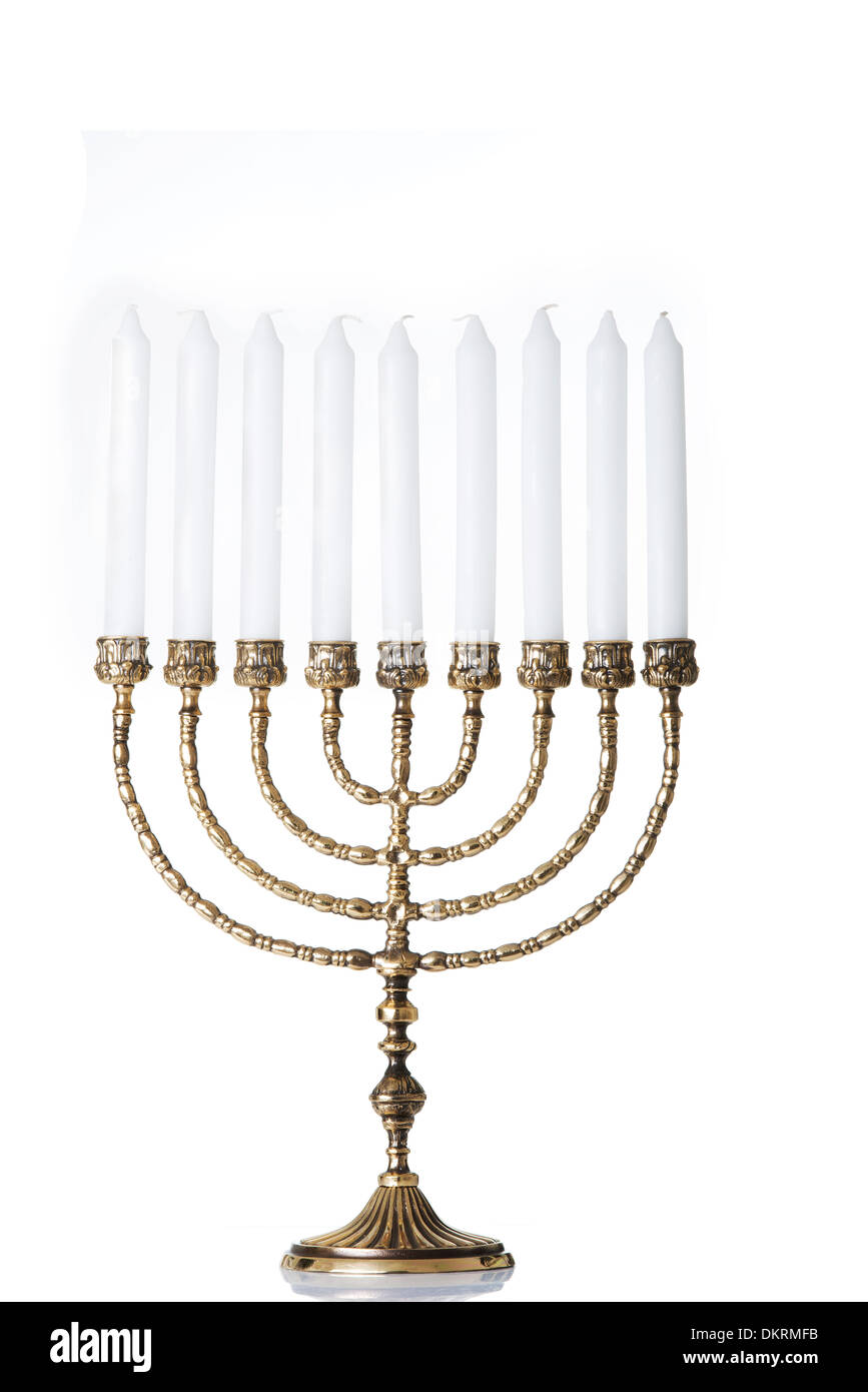 Candlestick with nine arms ( chanukkiah / hanukiah for chanuka ...
