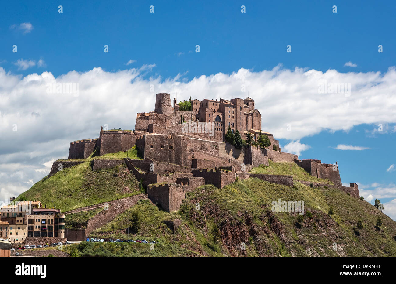Cardona Castle architecture Barcelona building Catalonia fortress green ...
