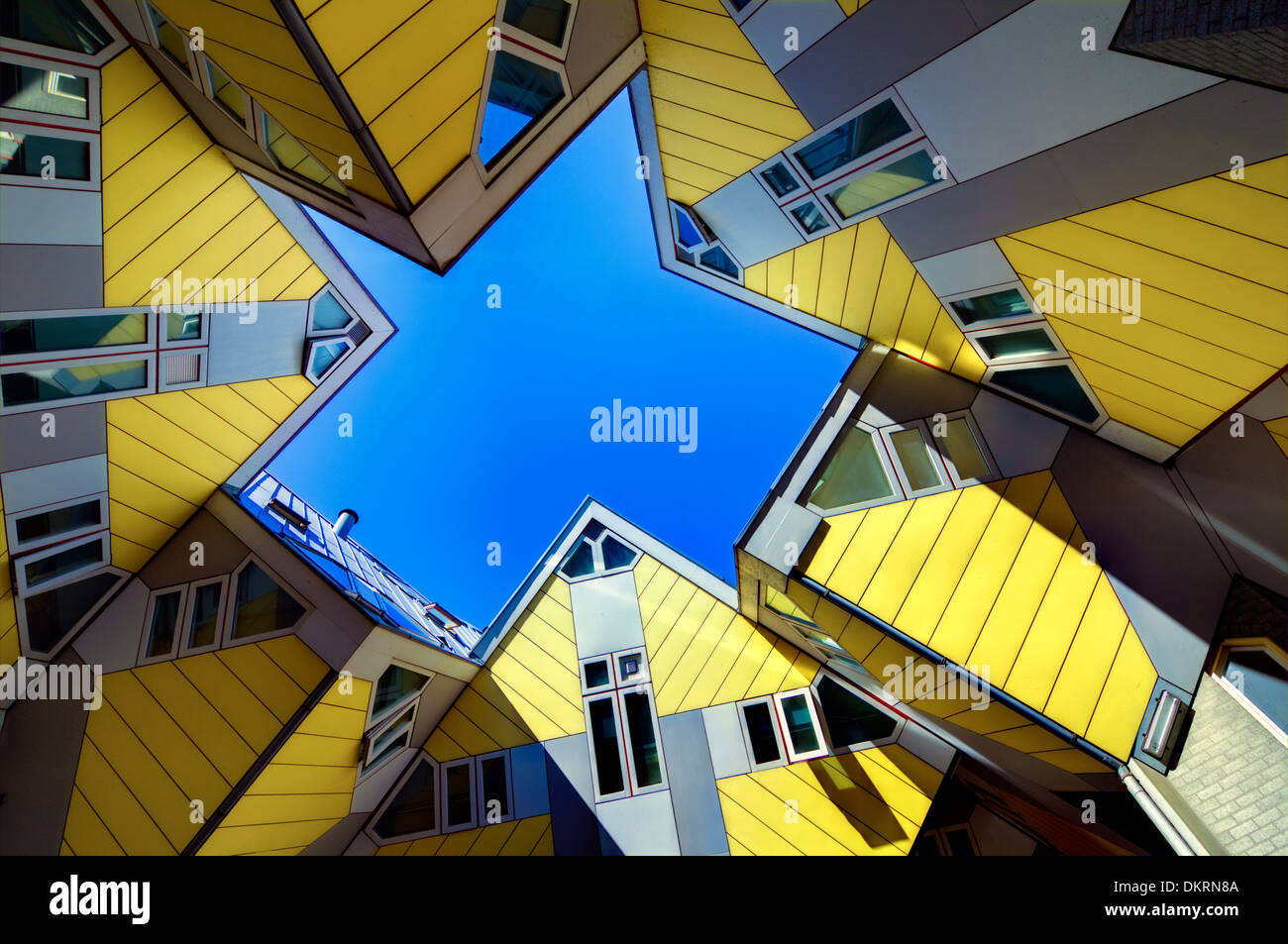 Cube house by architect Piet Blom, Rotterdam, Netherlands Stock Photo ...