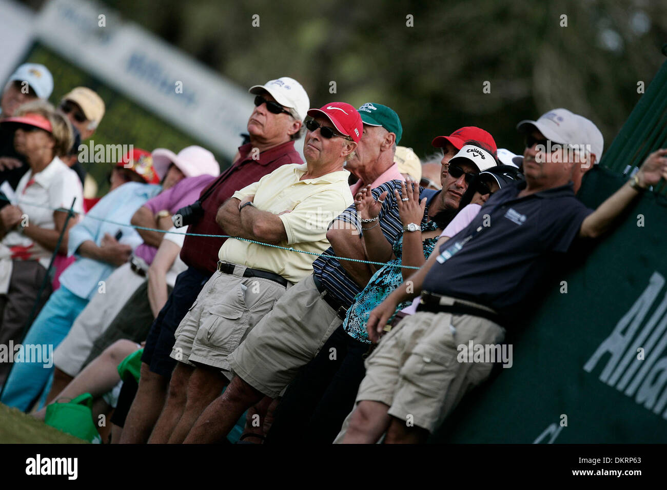 Feb 20, 2010 - Boca Raton, Florida, USA - Fans watch the action on the ...