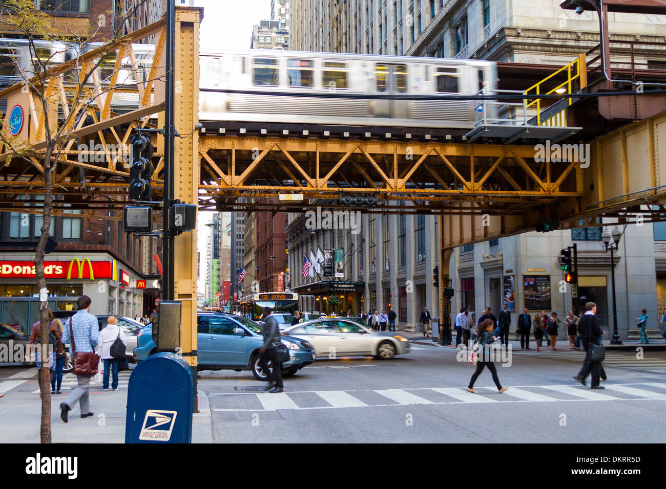Chicago subway hi-res stock photography and images - Alamy