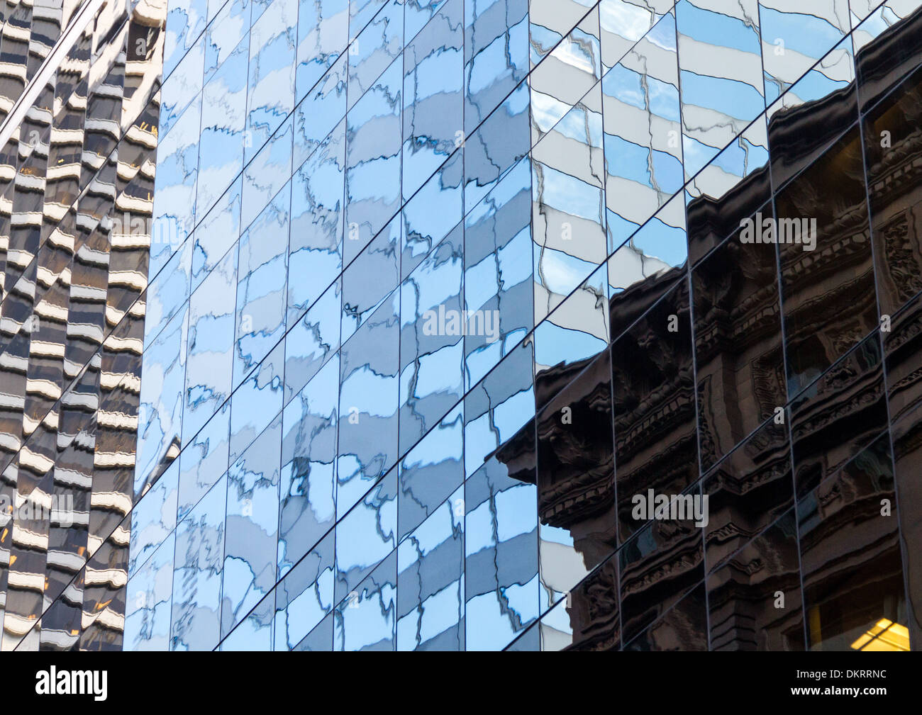 abstract reflection detail of skyscraper in window Stock Photo - Alamy