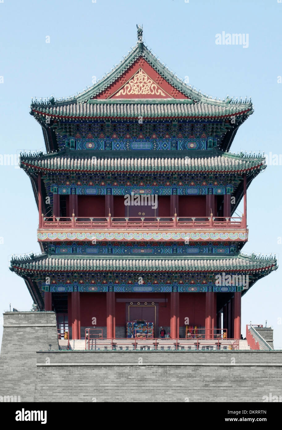 traditional building at the city gate of Beijing (China Stock Photo - Alamy