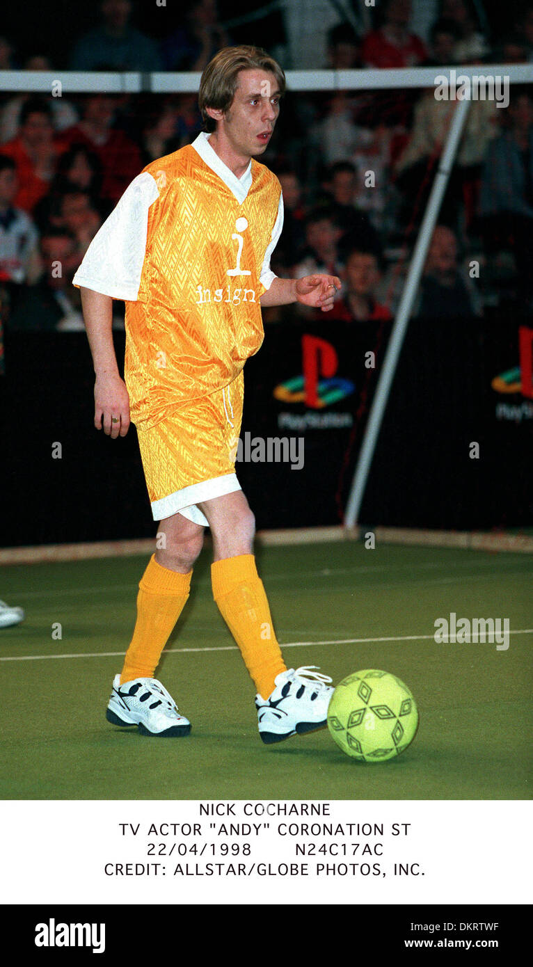 NICK COCHARNE.TV ACTOR ''ANDY'' CORONATION ST.22/04/1998.N24C17AC Stock ...