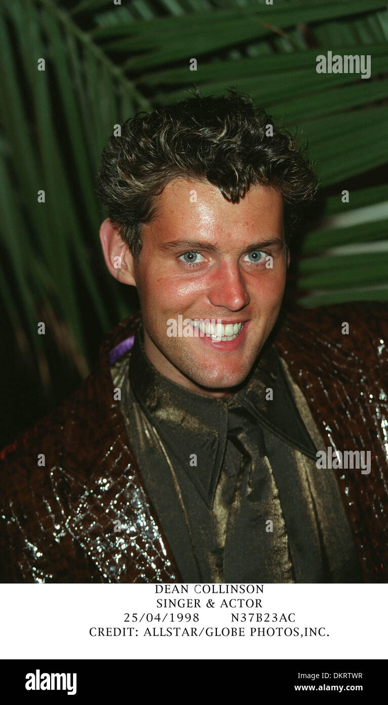 DEAN COLLINSON.SINGER & ACTOR.25/04/1998.N37B23AC Stock Photo - Alamy