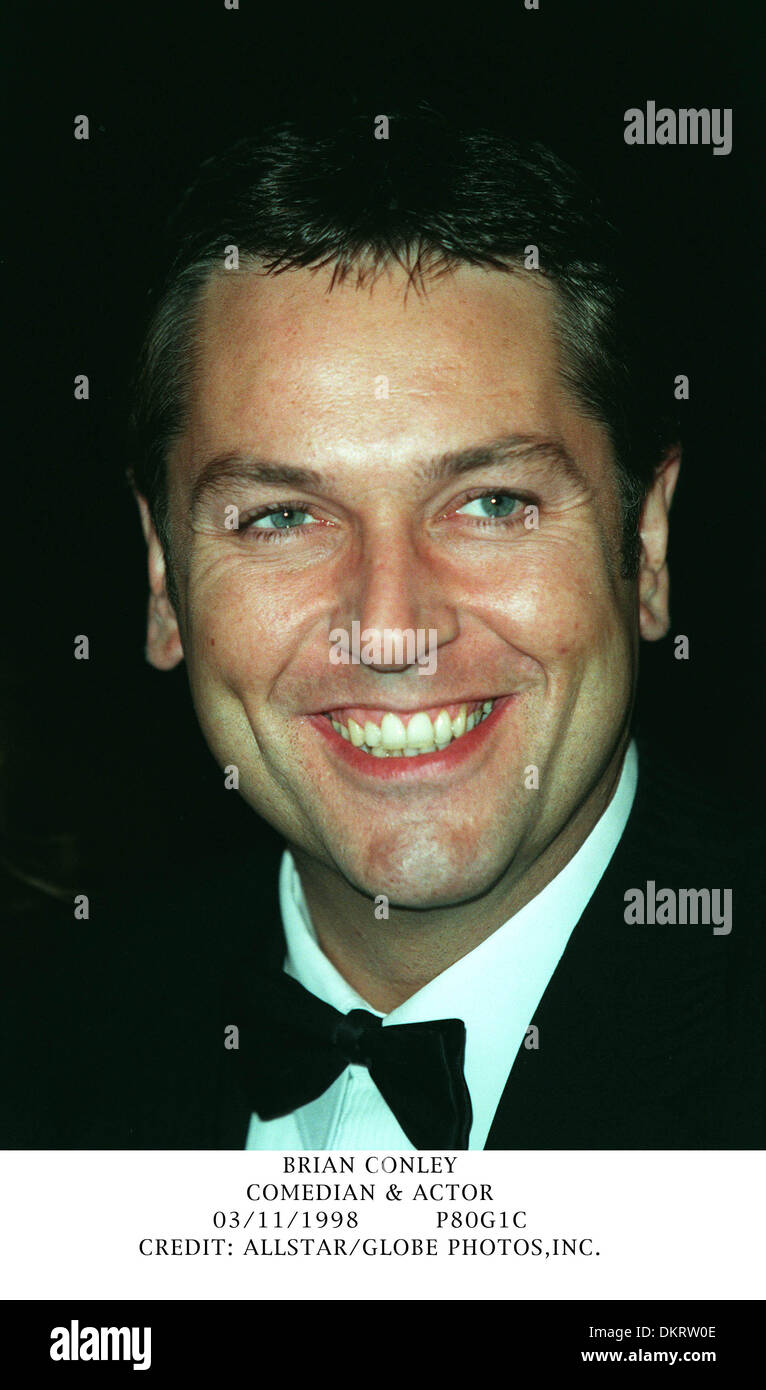 BRIAN CONLEY.COMEDIAN & ACTOR.03/11/1998.P80G1C Stock Photo - Alamy