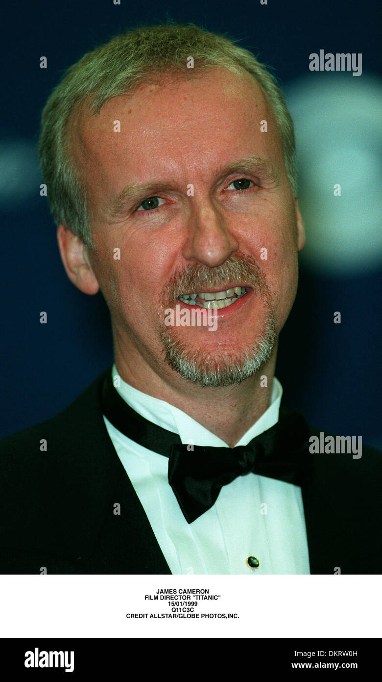 JAMES CAMERON.FILM DIRECTOR ''TITANIC''.15/01/1999.Q11C3C Stock Photo ...