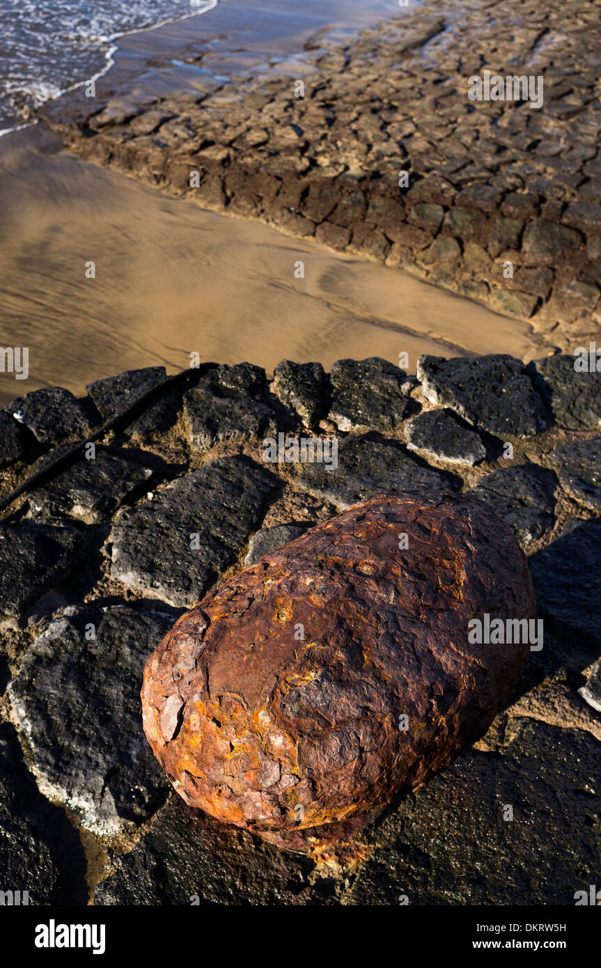 Textures of rusted metal, rocks and sand Stock Photo - Alamy
