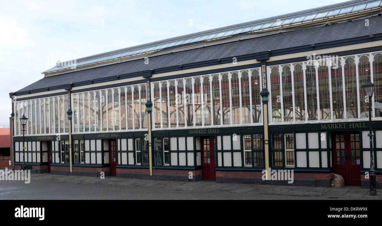 market hall in stockport, greater manchester, england Stock Photo - Alamy