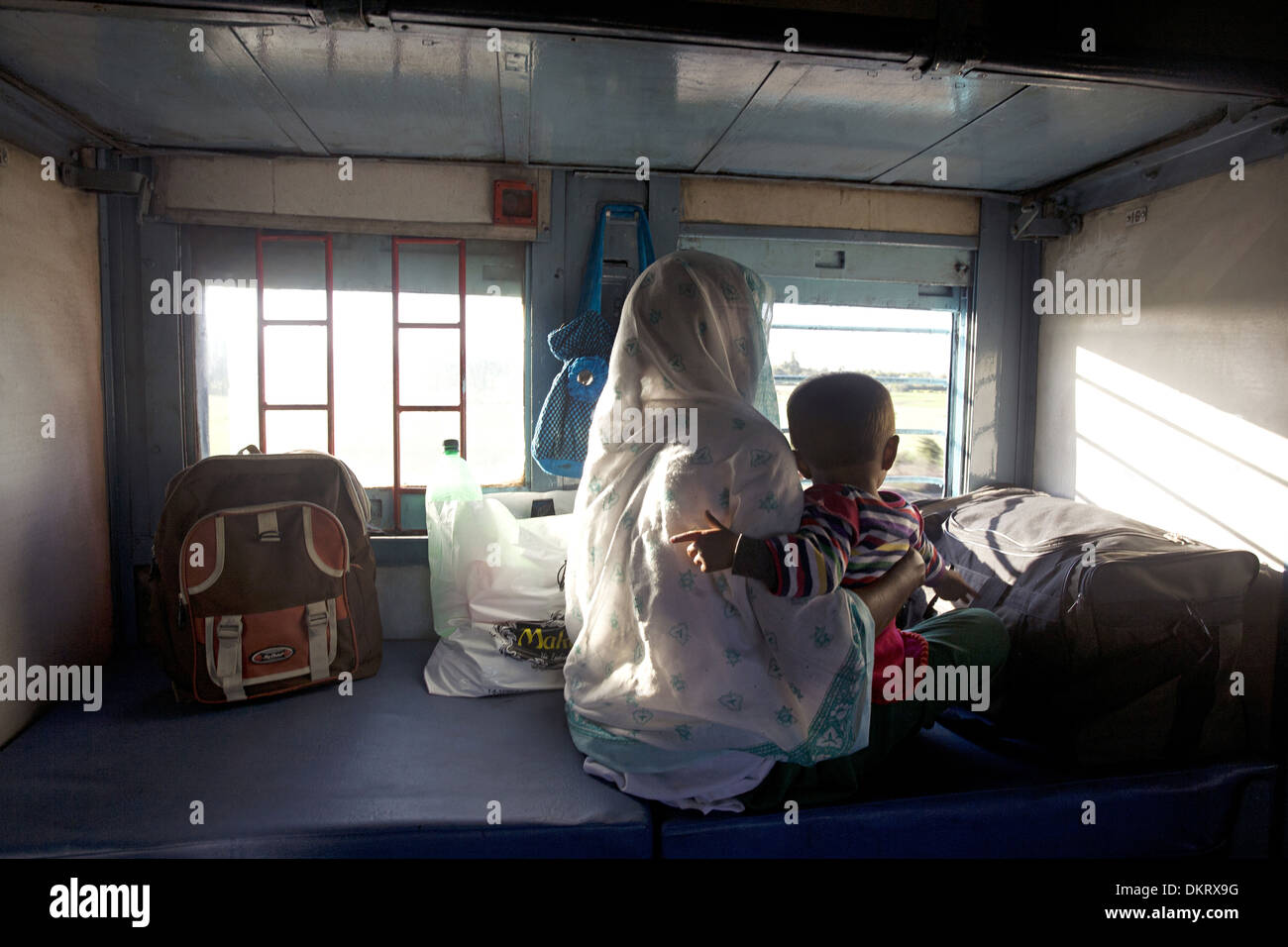 Female train passenger india hi-res stock photography and images - Alamy