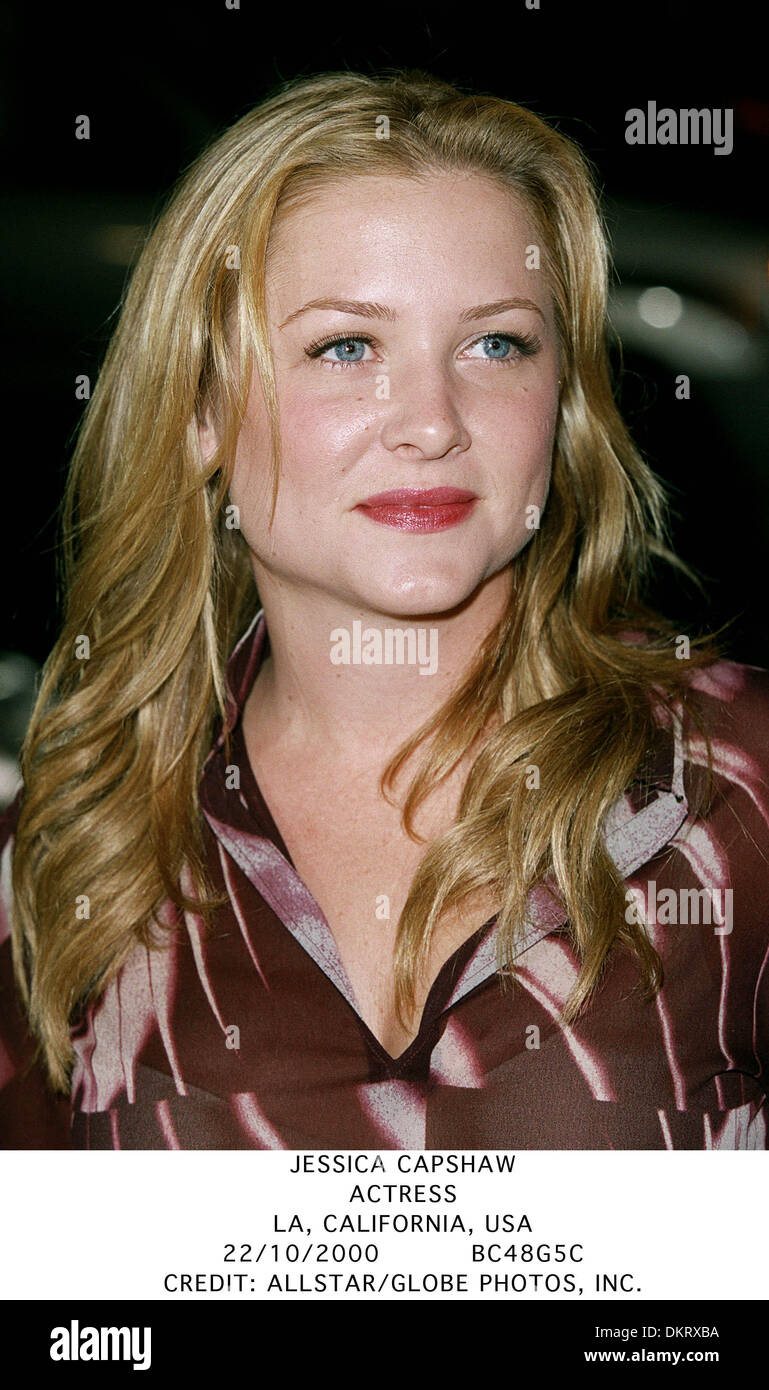 Oct. 22, 2000 - LA, CALIFORNIA, USA - JESSICA CAPSHAW.ACTRESS.LA ...