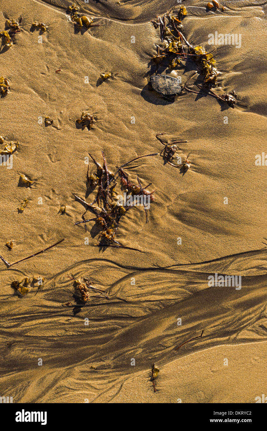 patterns in the sand at El Medano, tenerife, canary Islands, Spain ...