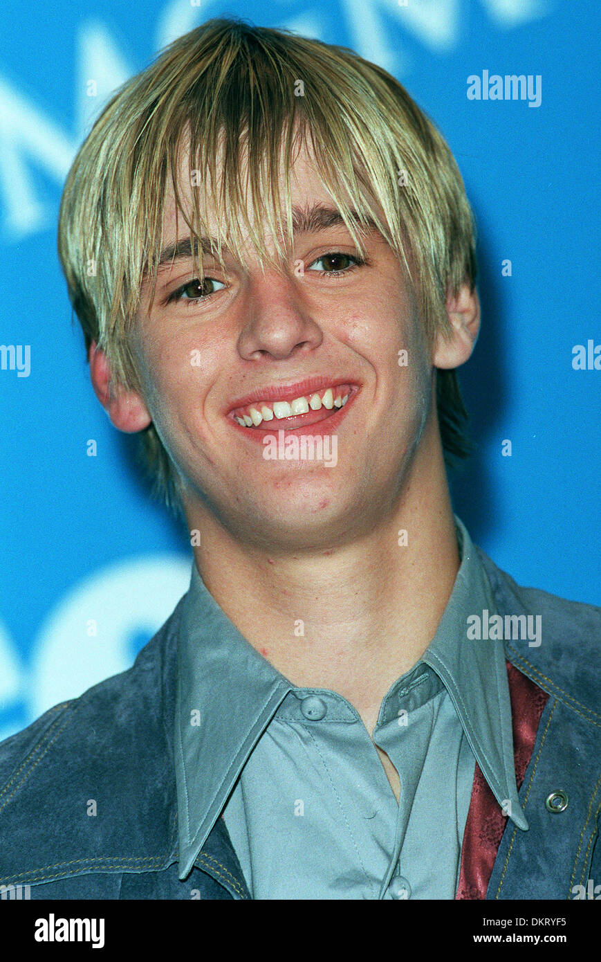 AARON CARTER.POP SINGER.LAS VEGAS, USA.04/12/2001.BN43A25 Stock Photo ...