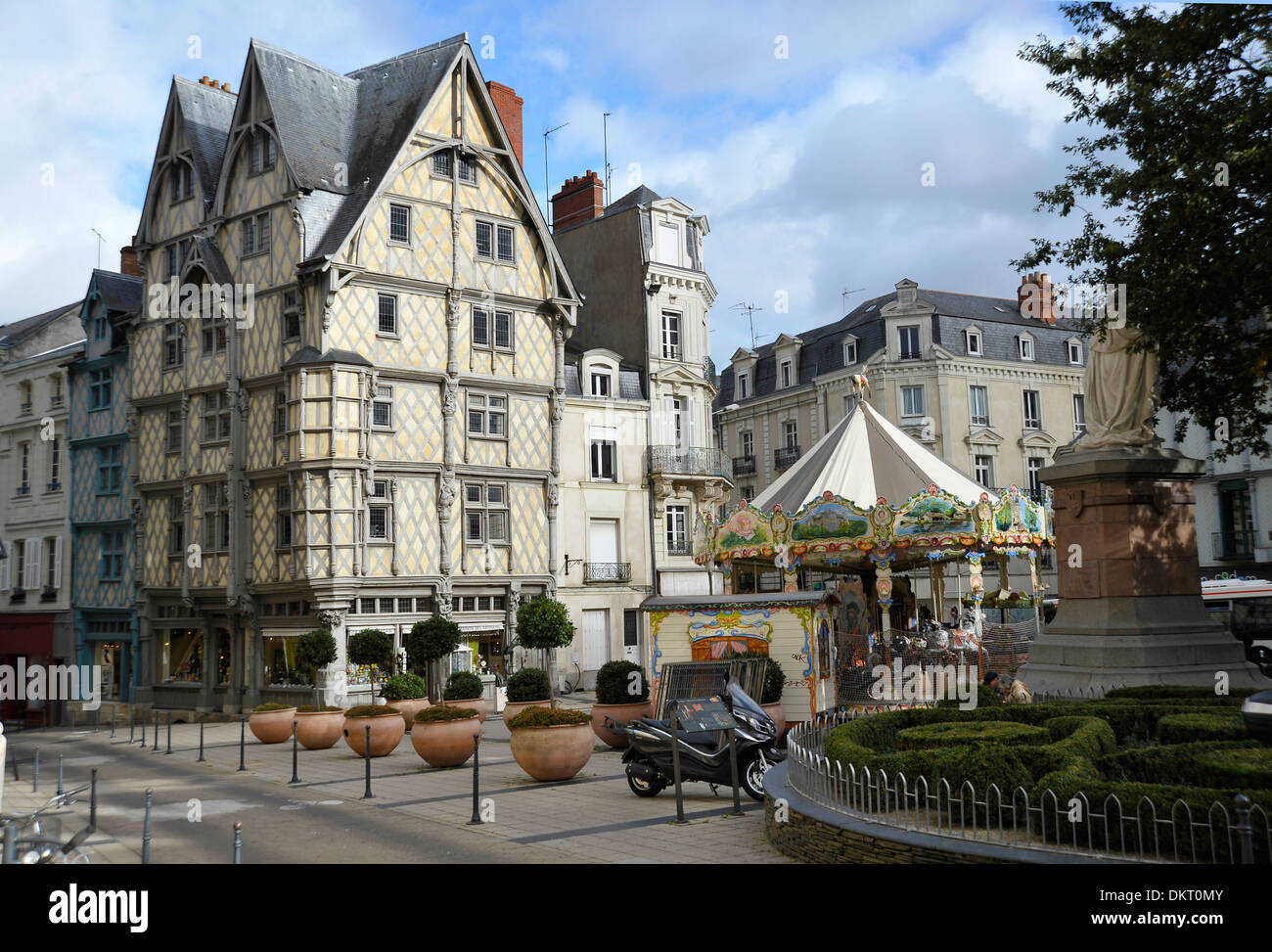 Angers town center France Stock Photo - Alamy