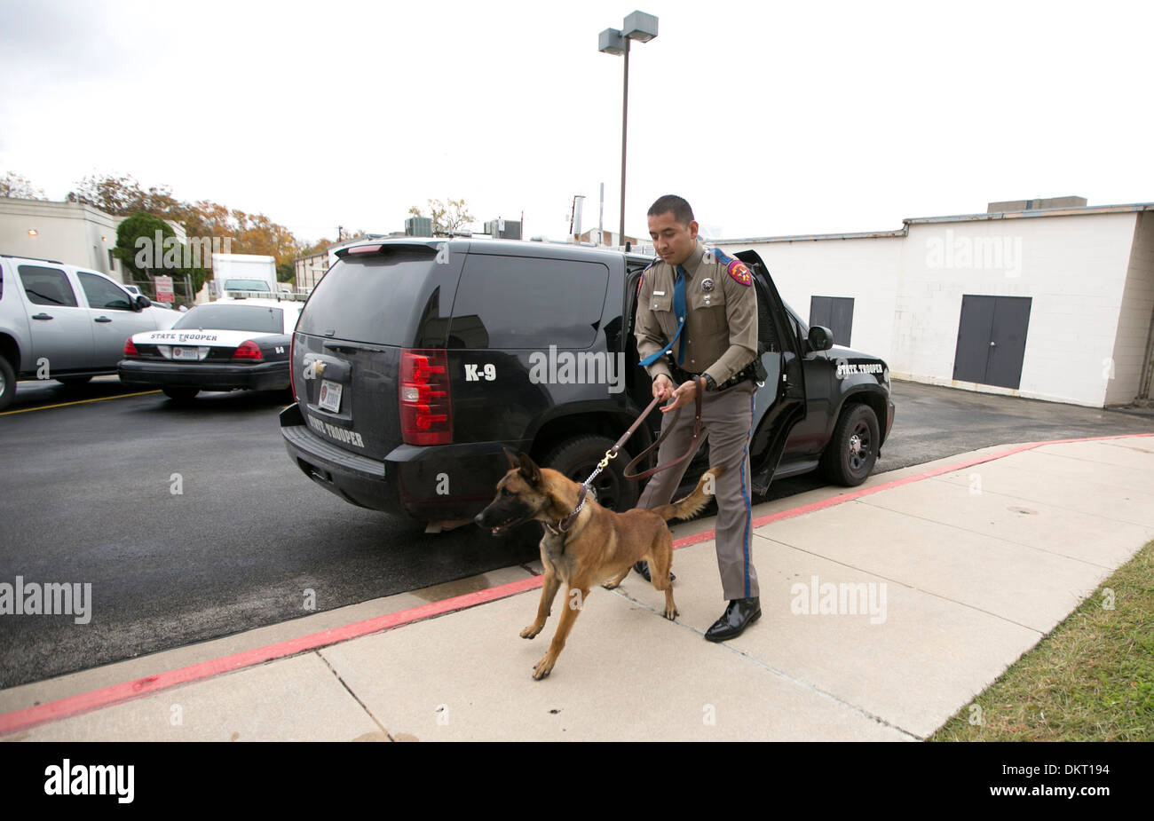 Texas Department of Public Safety officer with dog who recently ...