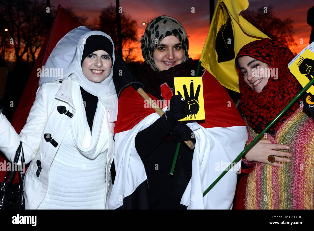 British human rights activists, mainly Egyptians, gathered in ...